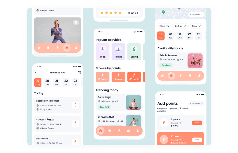 Building Great Fitness App Design: Best Practises | Axicube