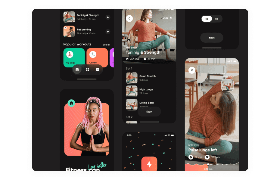 Building Great Fitness App Design: Best Practises | Axicube