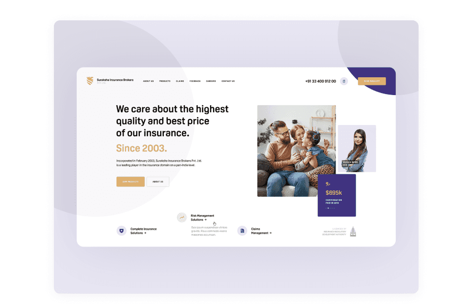 How to Create Winning Insurance Website Design? | Axicube
